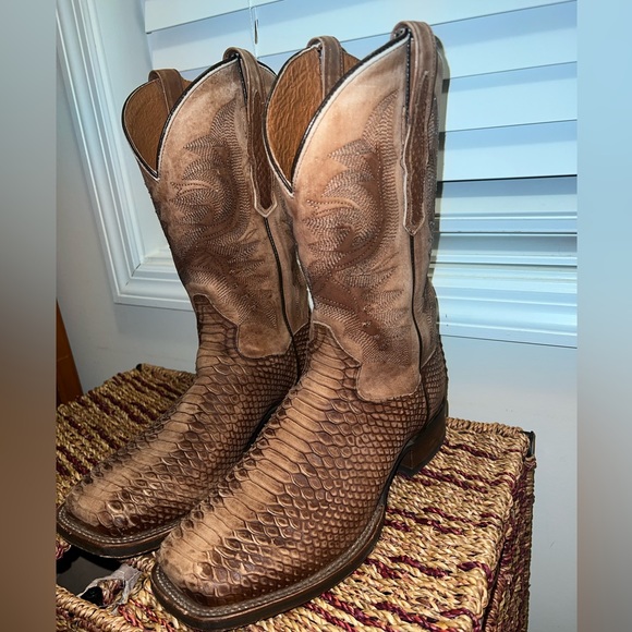 Dan Post | Shoes | Dan Post Cowboy Python Skin Cowboy Boots | Poshmark
